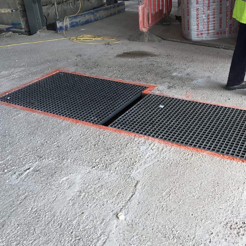 GRP Service Riser Grating used for Riser Shafts | GRP Safety