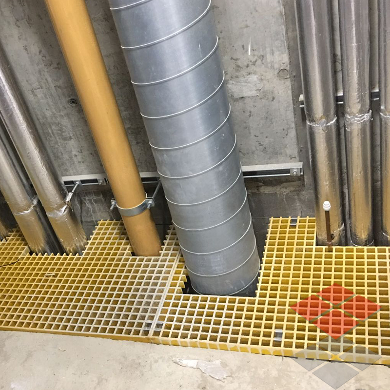 GRP Service Riser Grating used for Riser Shafts | GRP Safety