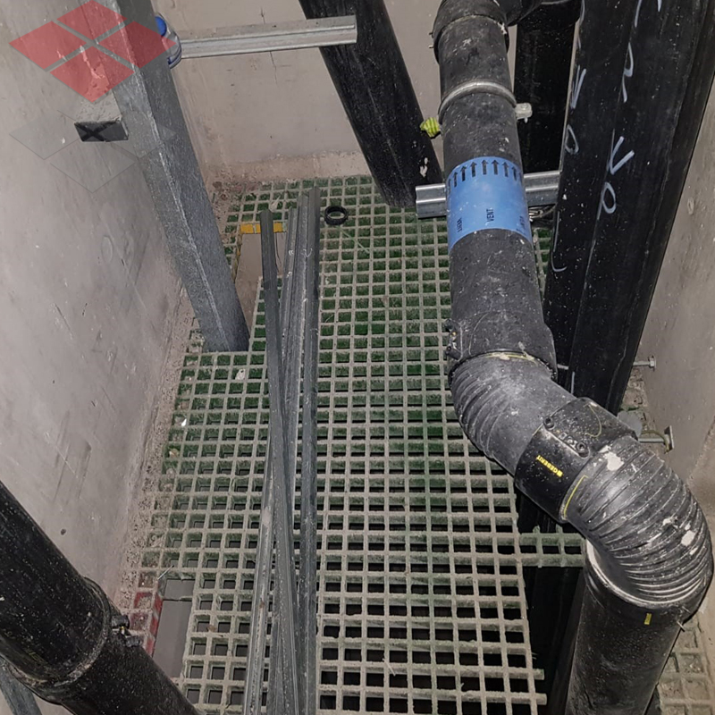 GRP Service Riser Grating used for Riser Shafts | GRP Safety