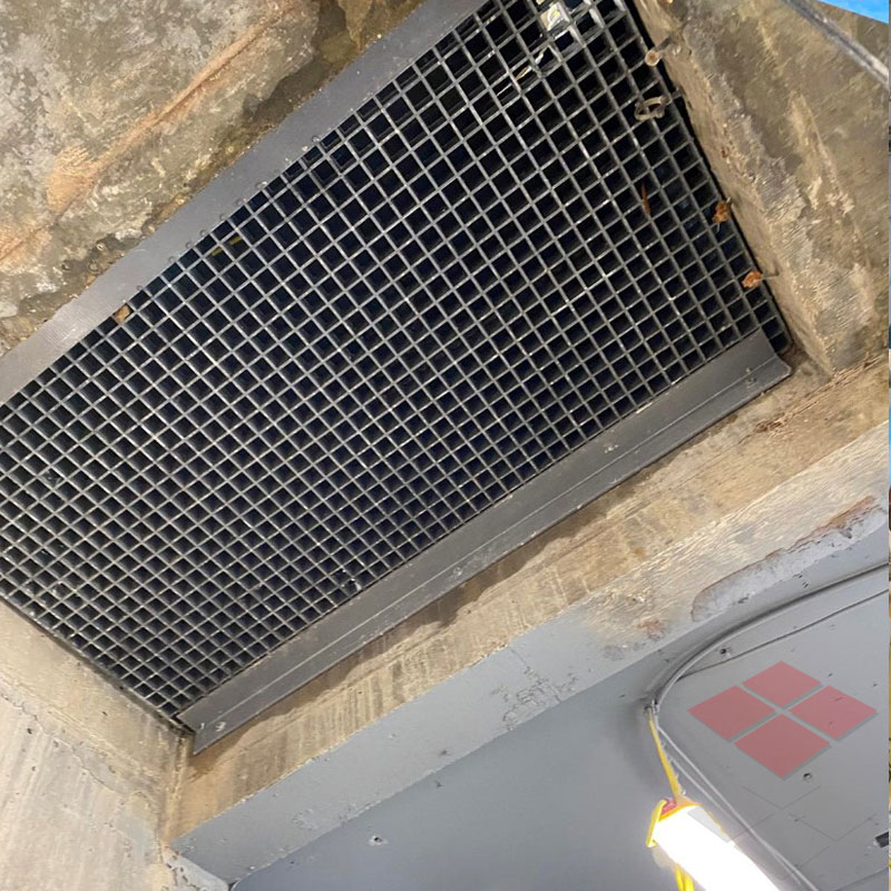 GRP Service Riser Grating used for Riser Shafts | GRP Safety